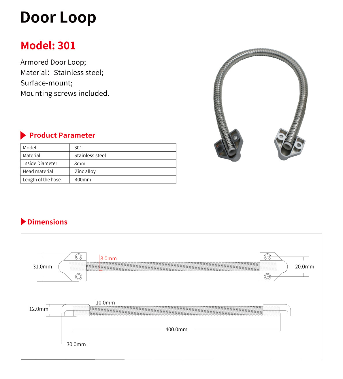 CAMEL SECURITY - Door Loop 301 - Ibrsons Ltd